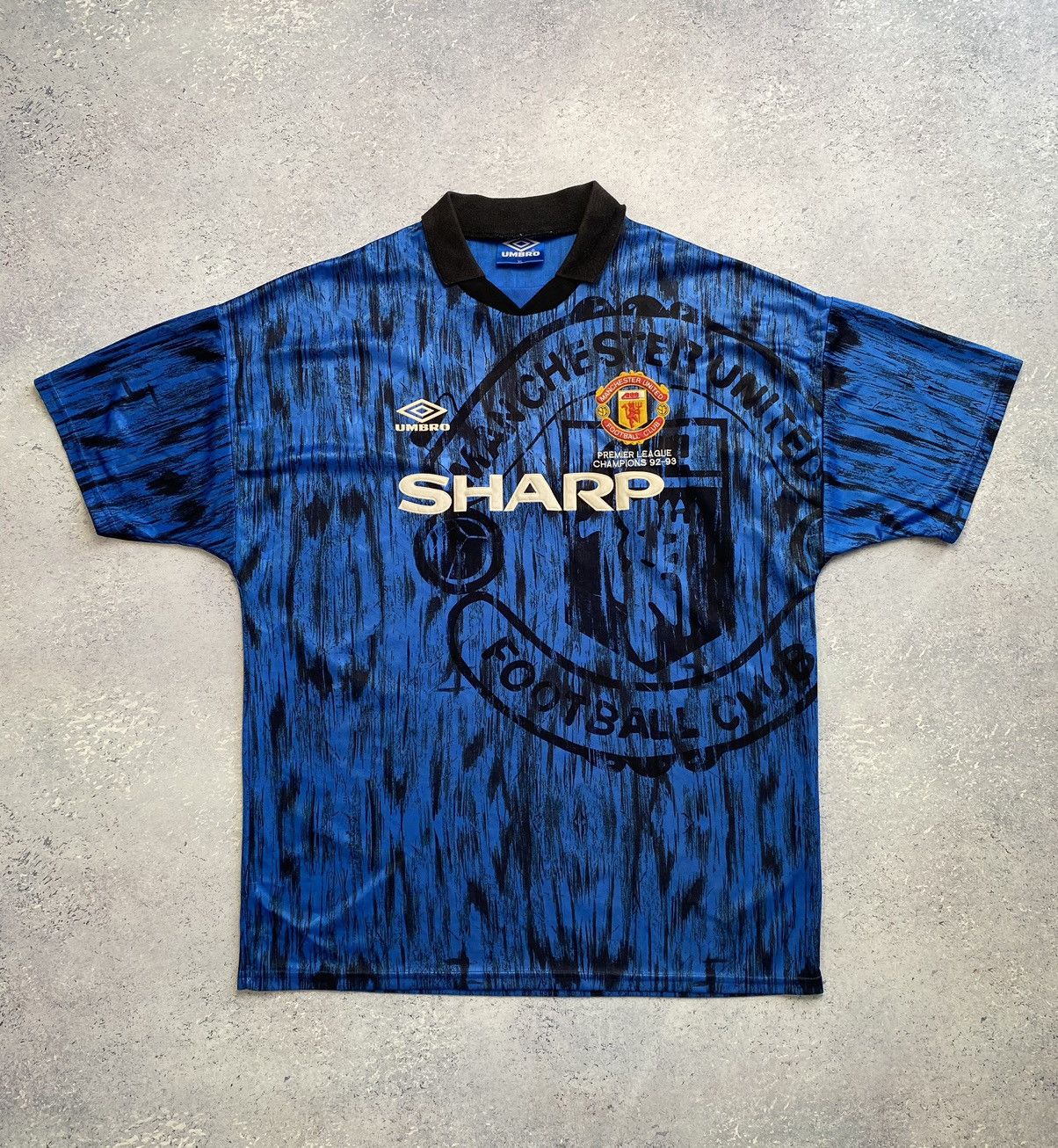 Umbro Manchester United Sharp Umbro 92/93 Premier League Champions ...