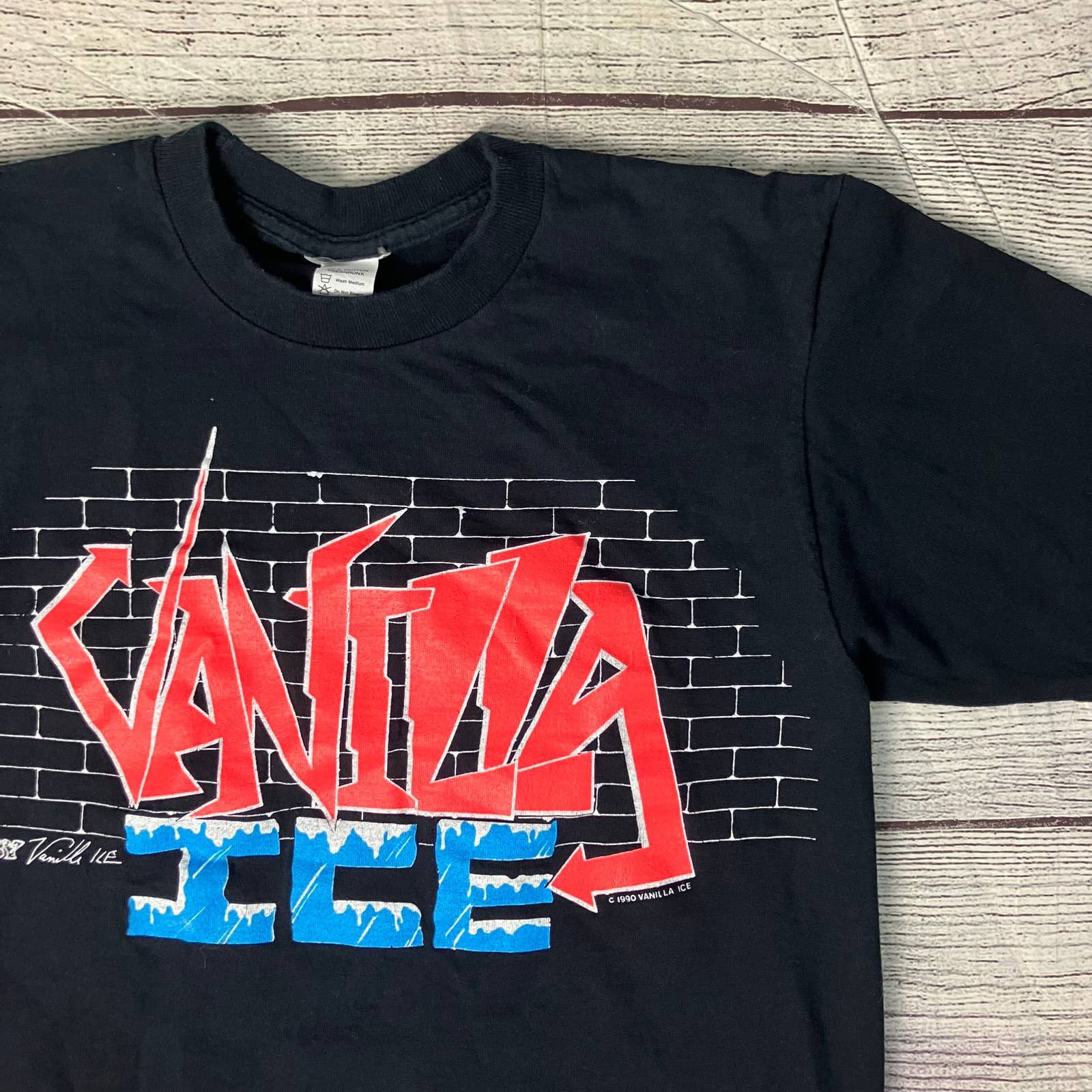 Hanes × Vintage Vintage 1990 Vanilla Ice "Ice Ice Baby" Tour T-shirt ...