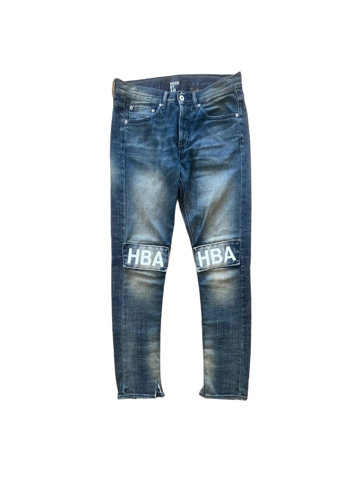 Hood By Air Hood By Air Velcro patch logo jeans | Grailed