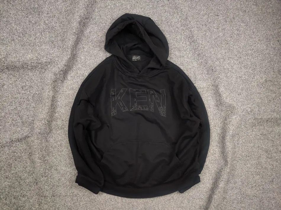 Le Grande Bleu (L.G.B.) Skeptic Design Ken black logo Oversized Hoodie ...