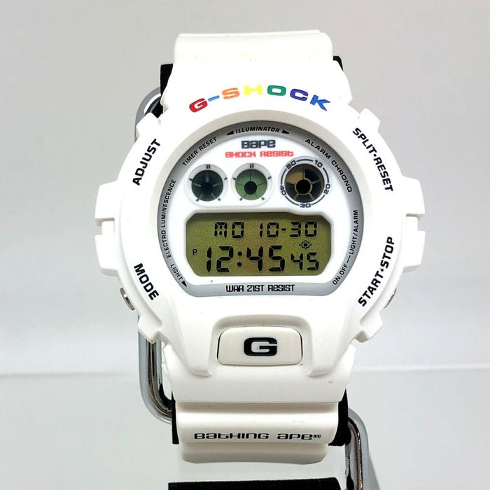 Casio CASIO G-SHOCK watch DW-6900 Abathing Ape APE BAPE collaboration ...