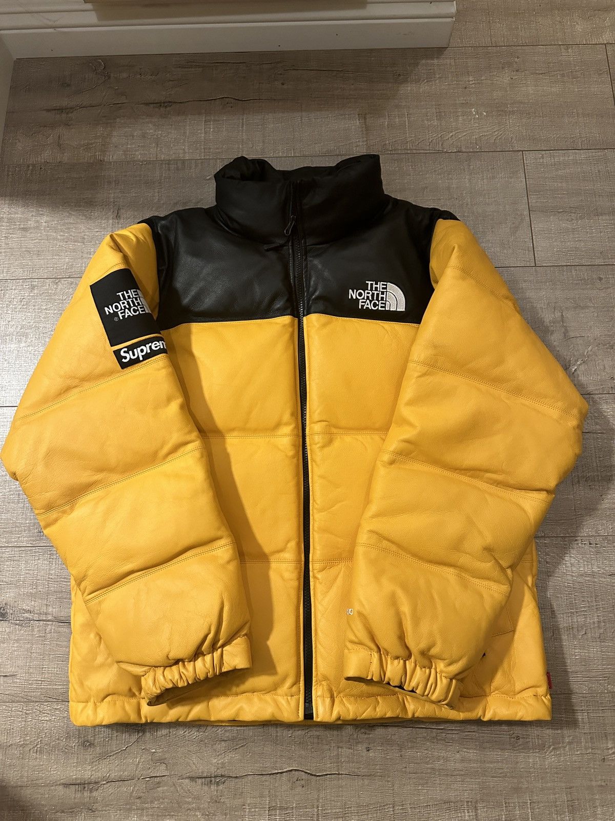 Supreme × The North Face Supreme The North Face TNF Leather Nuptse ...