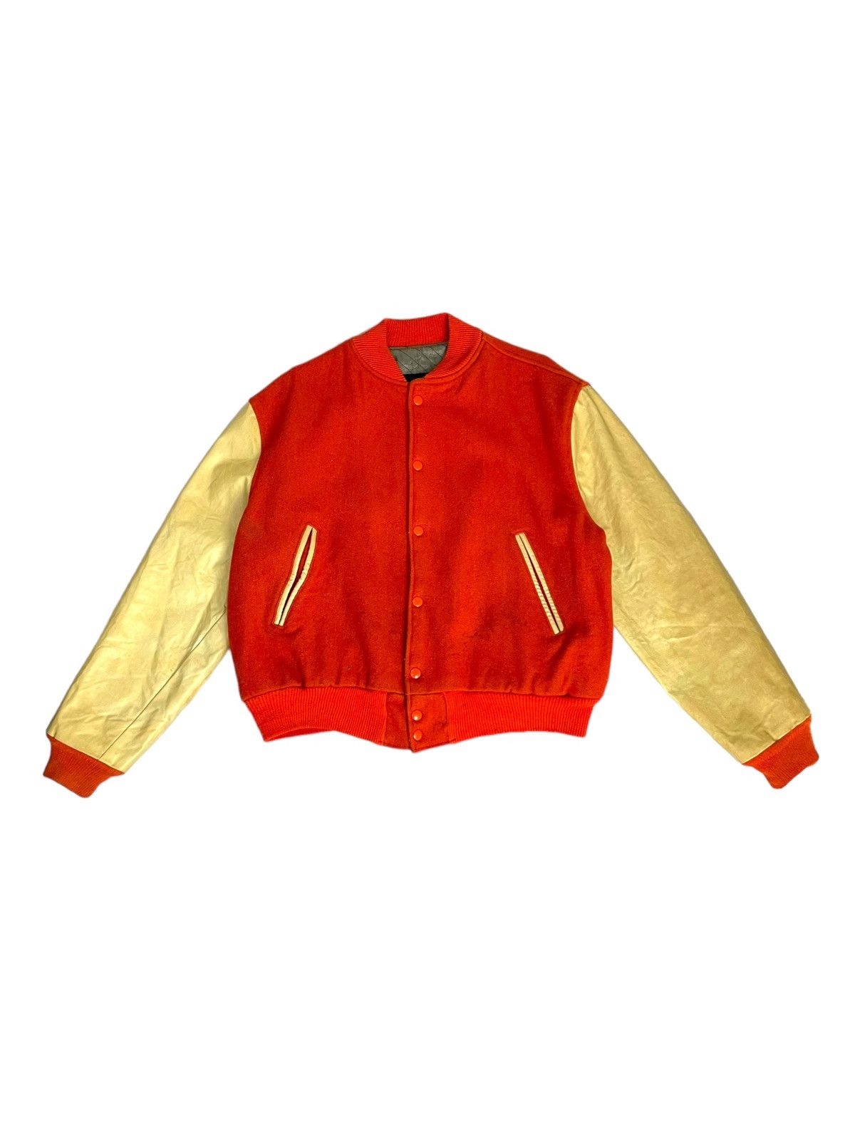 Champion × Vintage Vintage 60’s Champion Naugalite Wool Vinyl Varsity ...