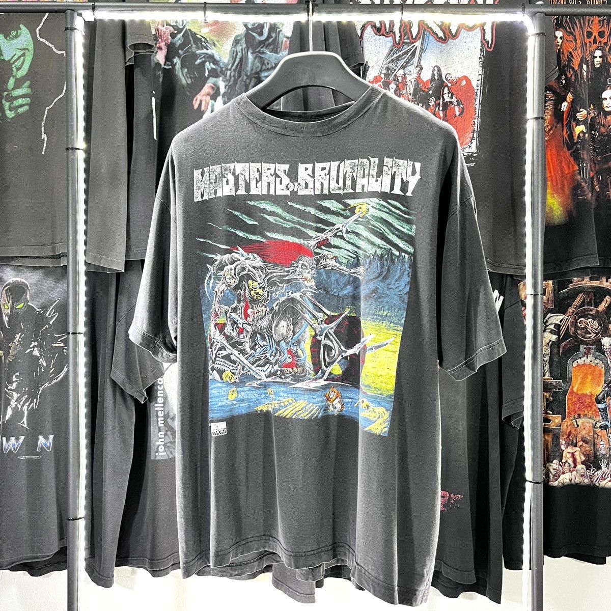Band Tees × Vintage Masters of Brutality Various Death Metal Album 1992 ...