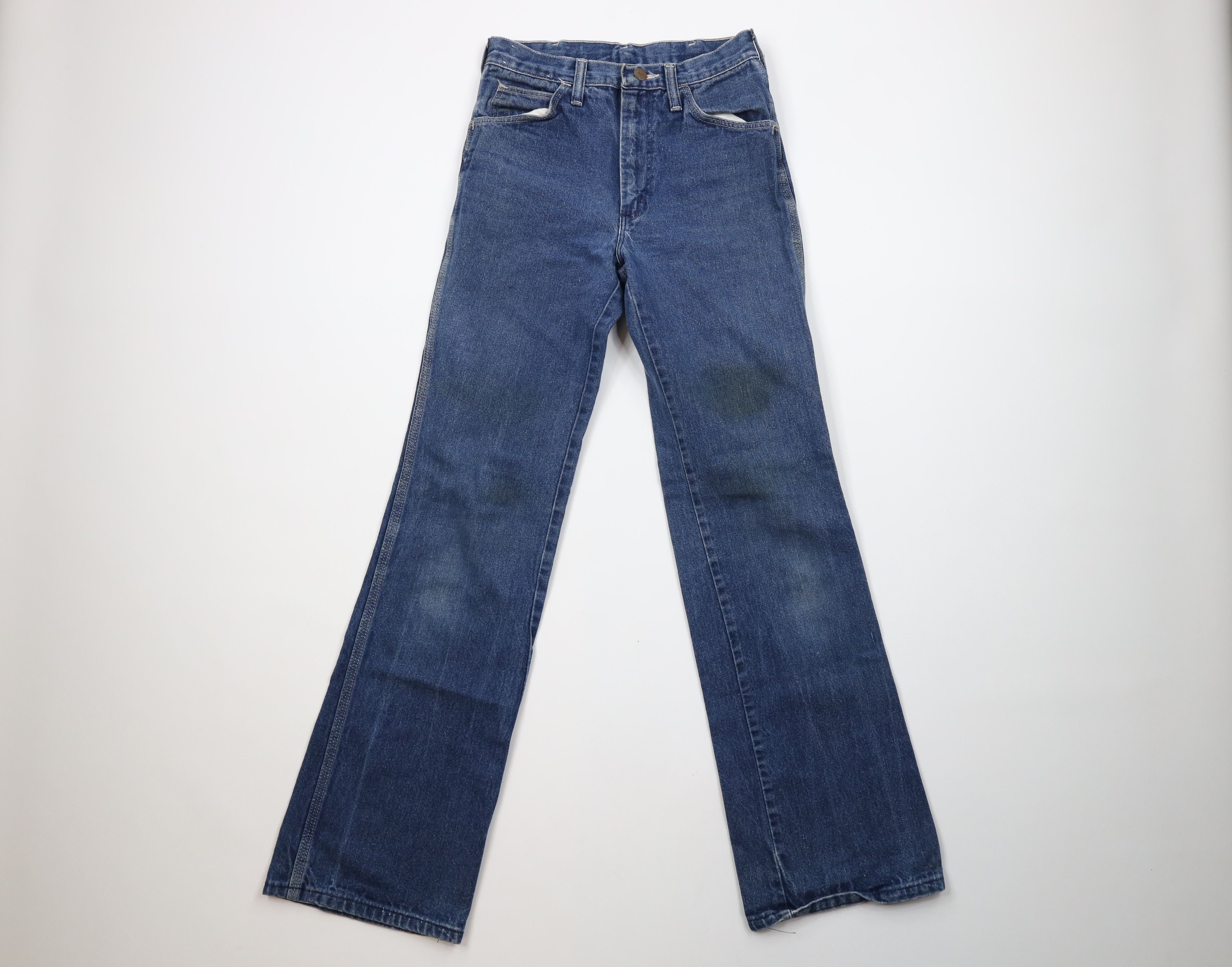 Vintage × Wrangler Vintage 70s Wrangler Wide Leg Bell Bottoms Denim ...