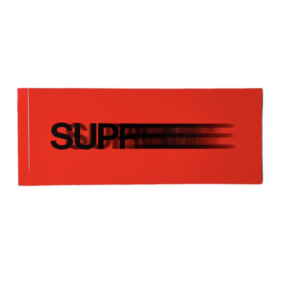 Supreme Supreme Motion Logo Sticker | Grailed