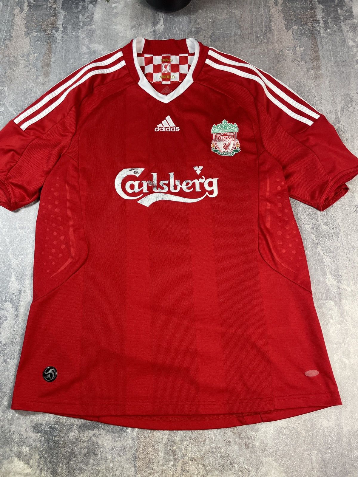 Adidas Adidas Liverpool FC Football jersey 2008 Home kit | Grailed