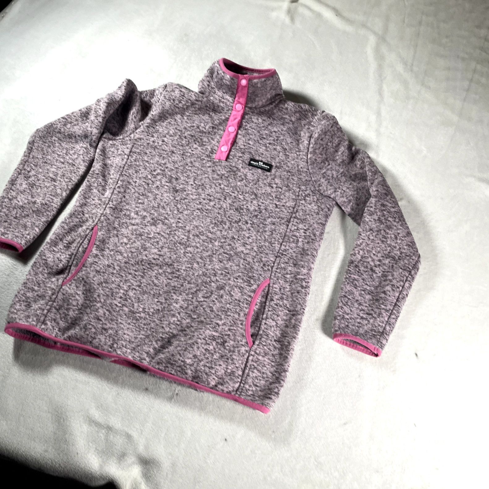 Pinko Simply Southern Sweater Womens Extra Large Pink Quarter Button ...