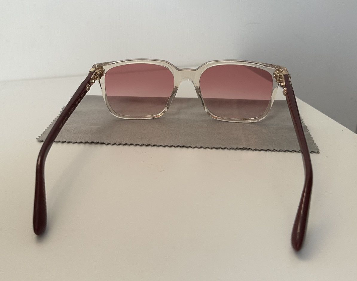 Chrome Hearts Chrome Hearts Thirst Trap Glasses Chi/Bor Red Tint Lenses ...