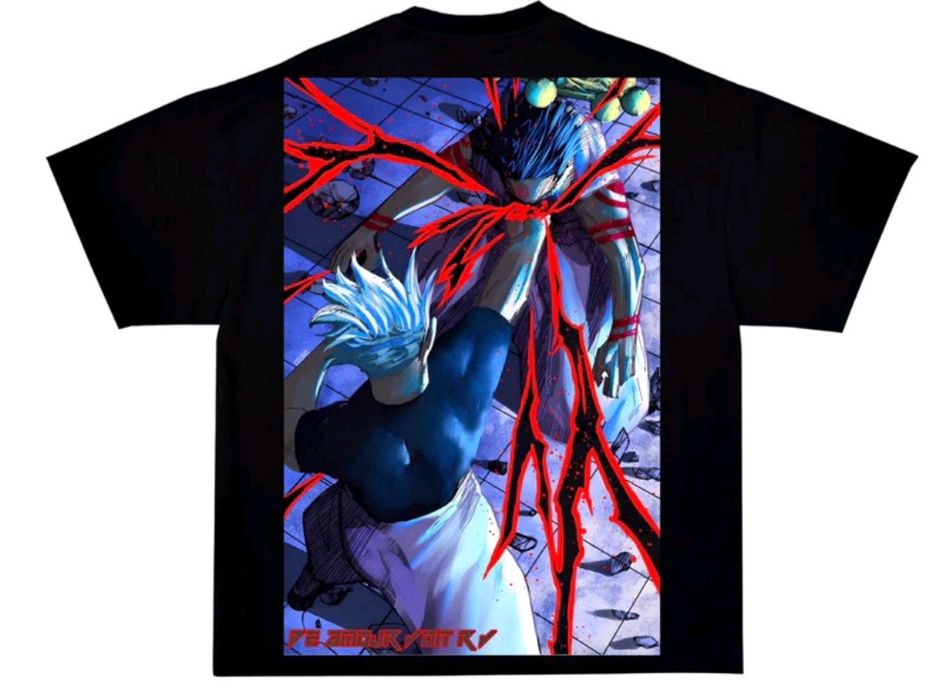 Very Rare RARE Anime Jujutsu Kaisen Gojo VS Sukuna Black.Flash | Grailed