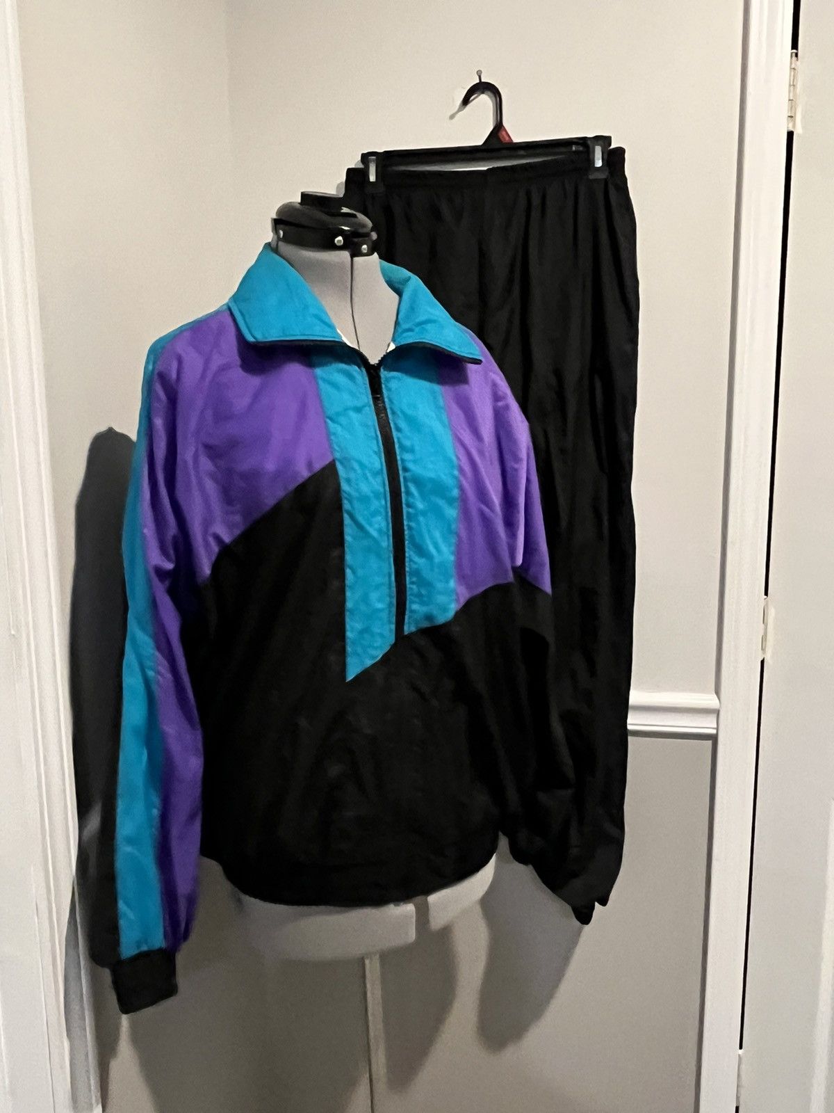 Vintage Retro 1980's Marina Bay windbreaker Tracksuit Size Large | Grailed