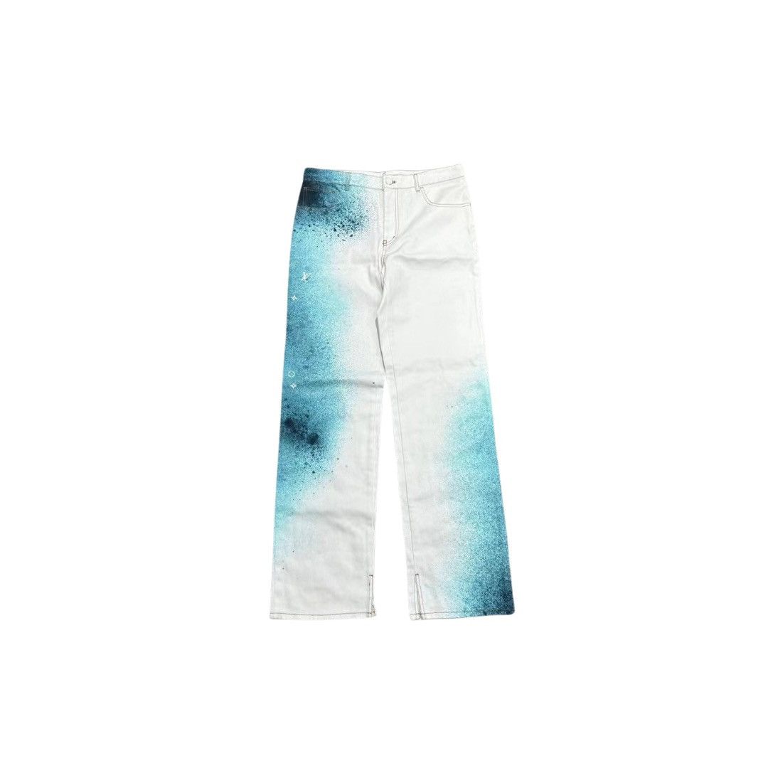 Louis Vuitton Louis Vuitton LV Spray Denim Trousers | Grailed