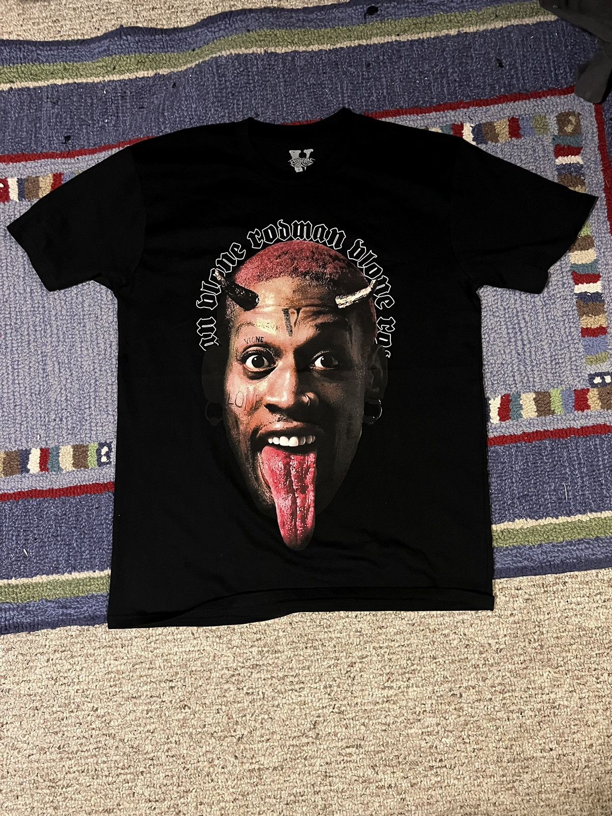 Vlone Vlone Rodman Devil T-shirt | Grailed