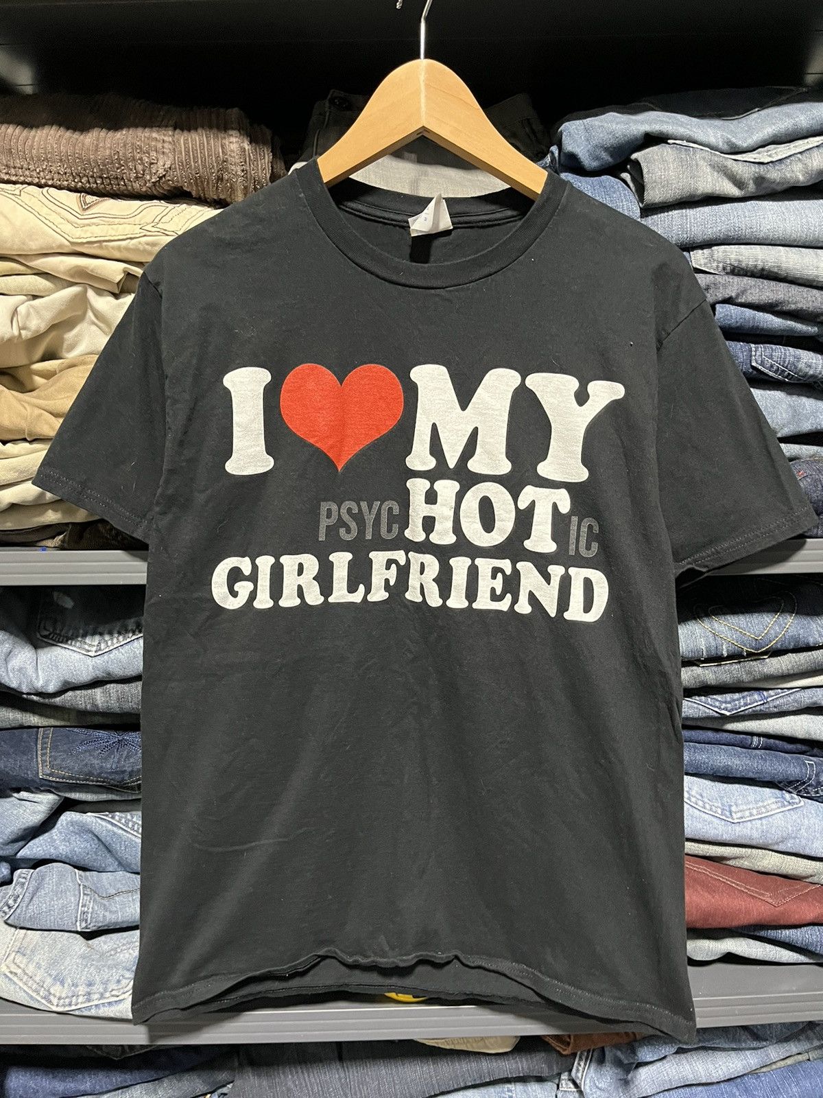 Streetwear × Vintage Crazy Y2K I Love My Psychotic Girlfriend Humor ...