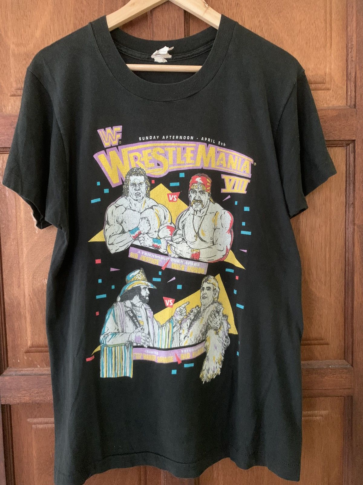 Vintage × Wcw/Nwo × Wwf Vintage wrestlemania wwf wcw nwo shirt | Grailed