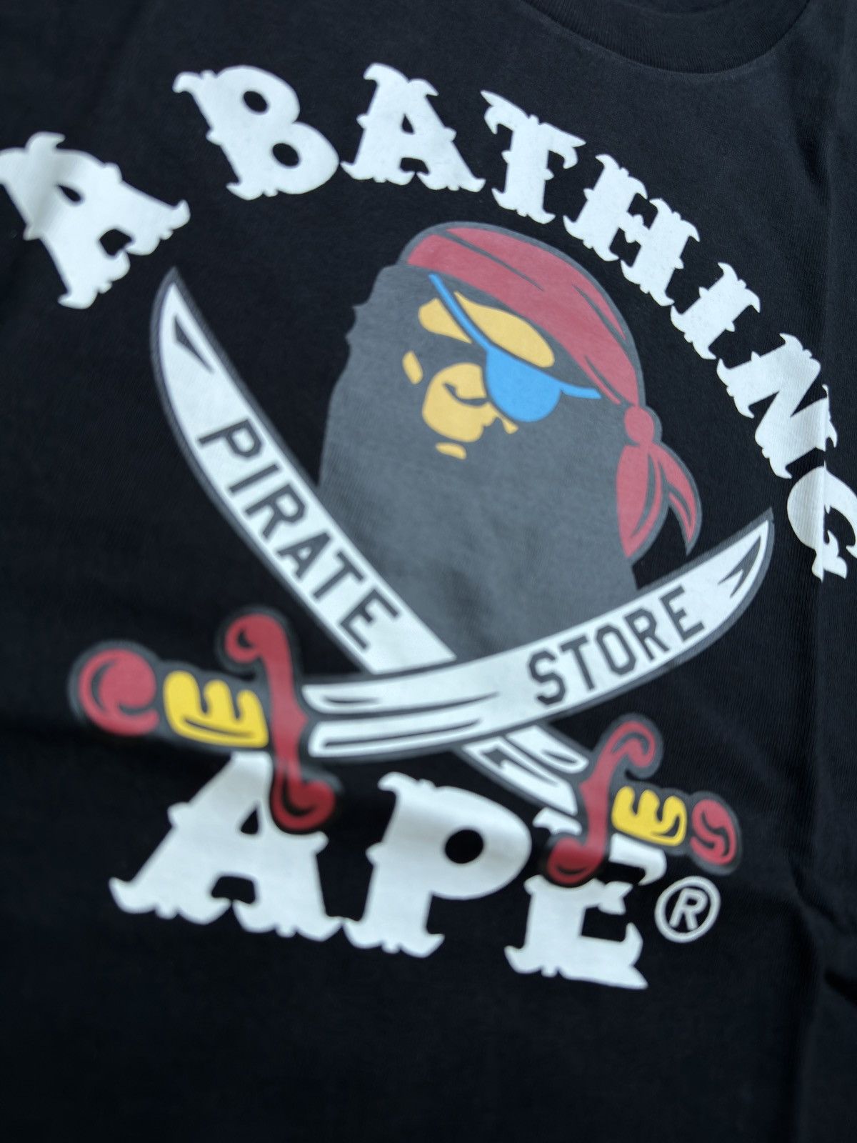 Bape Bape Pirate Store Tee | Grailed