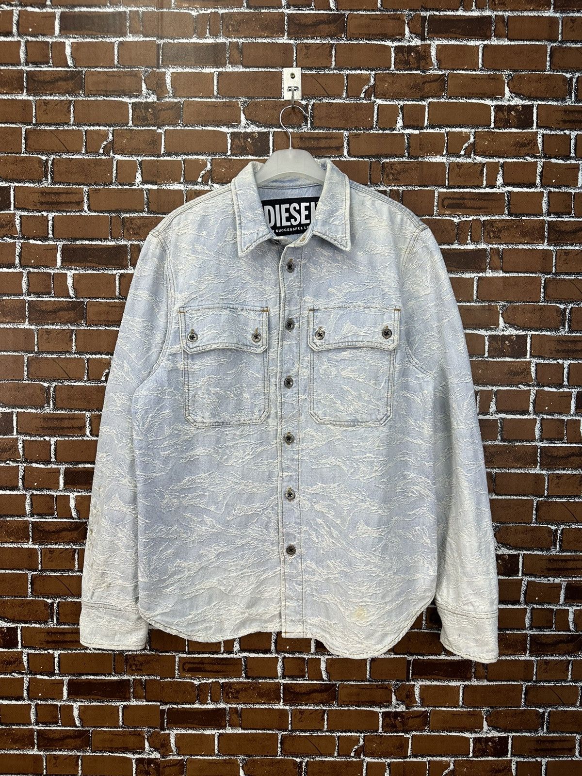 Denim Jacket × Diesel × Vintage Diesel Denim Wave Dirty Design Denim ...