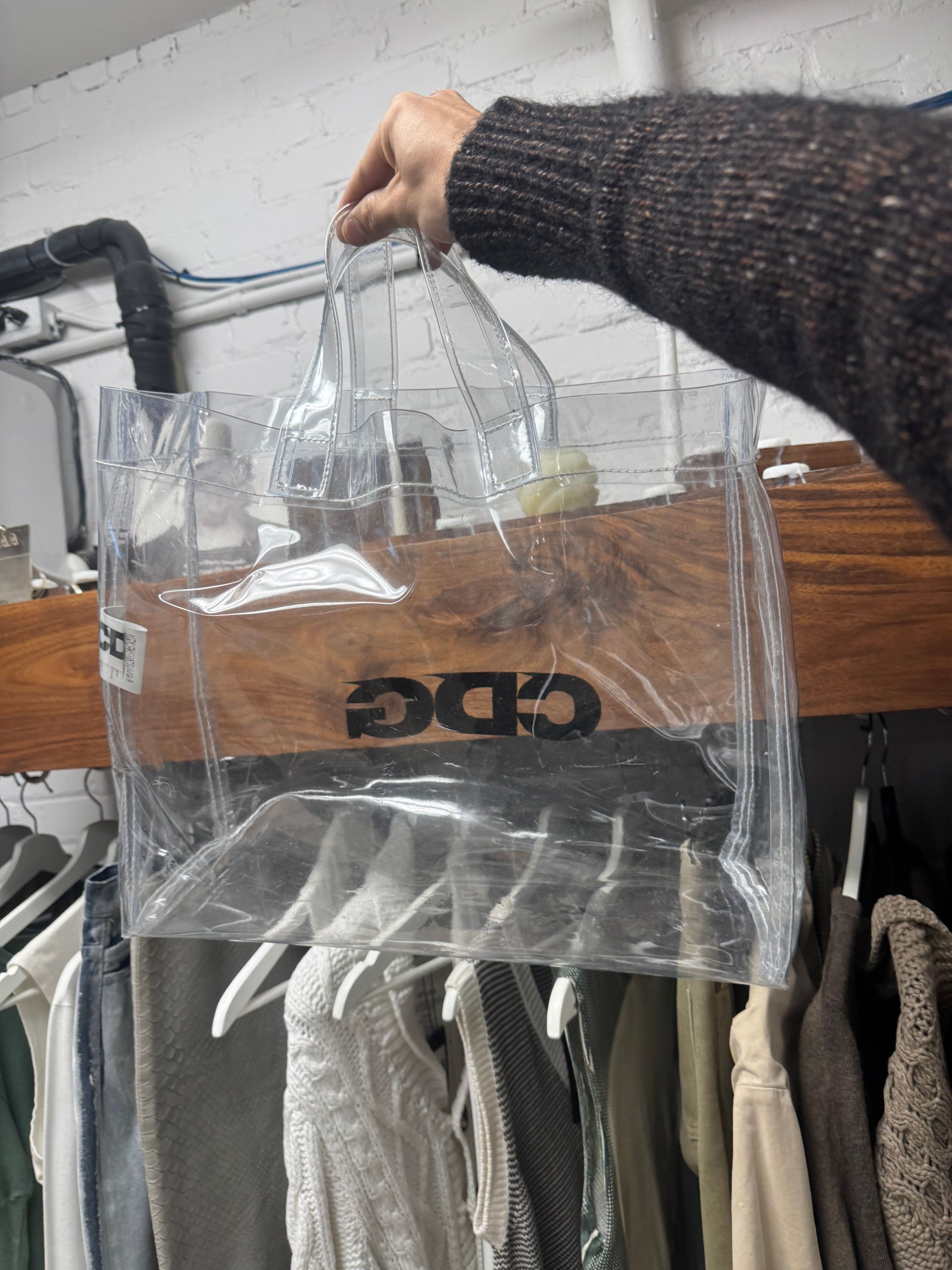Comme des Garcons Comme Des Garçons ‘CDG’ PVC Tote Bag | Grailed