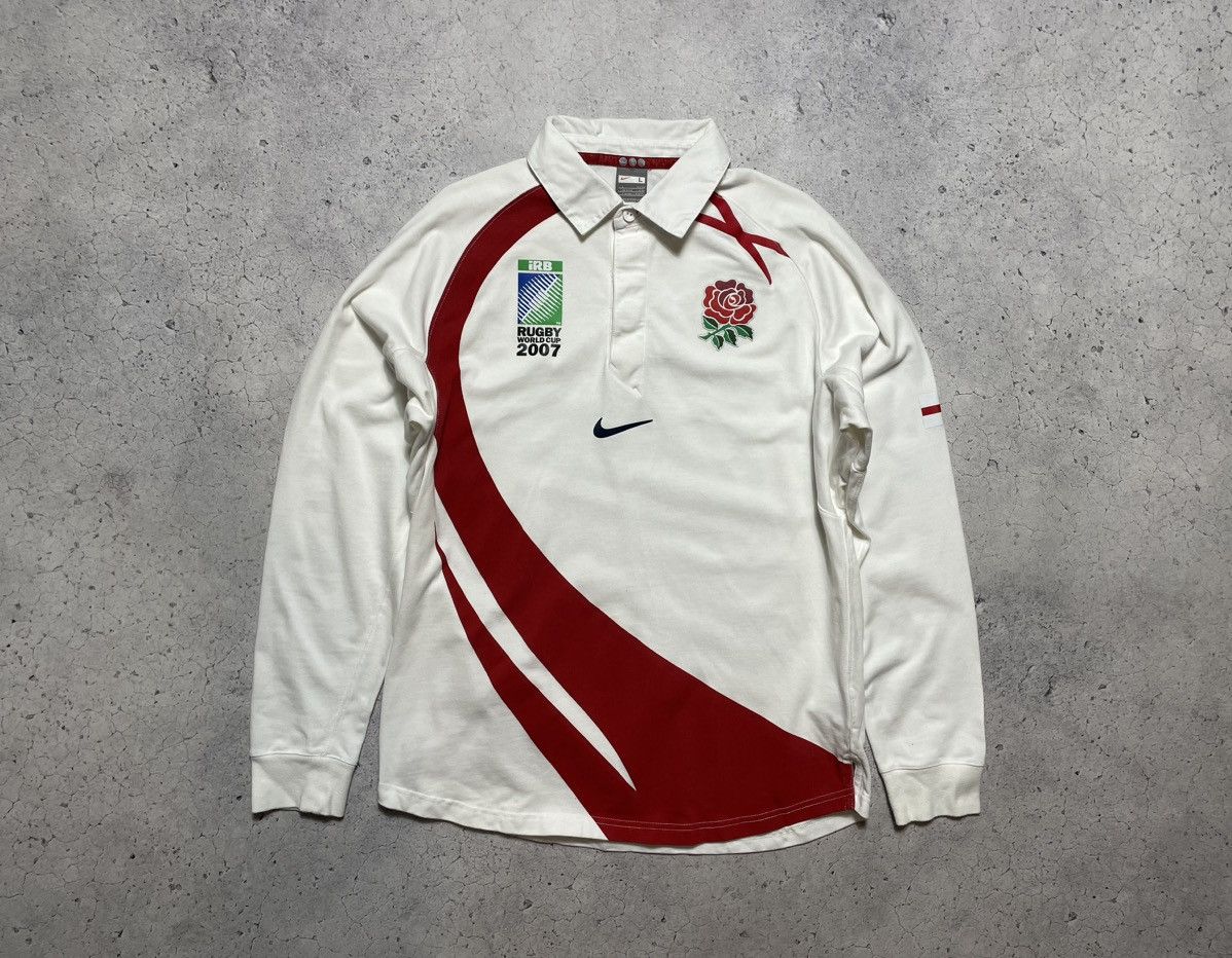 Nike × Vintage Nike Vintage England Rugby League Jersey Y2K Longsleeve ...