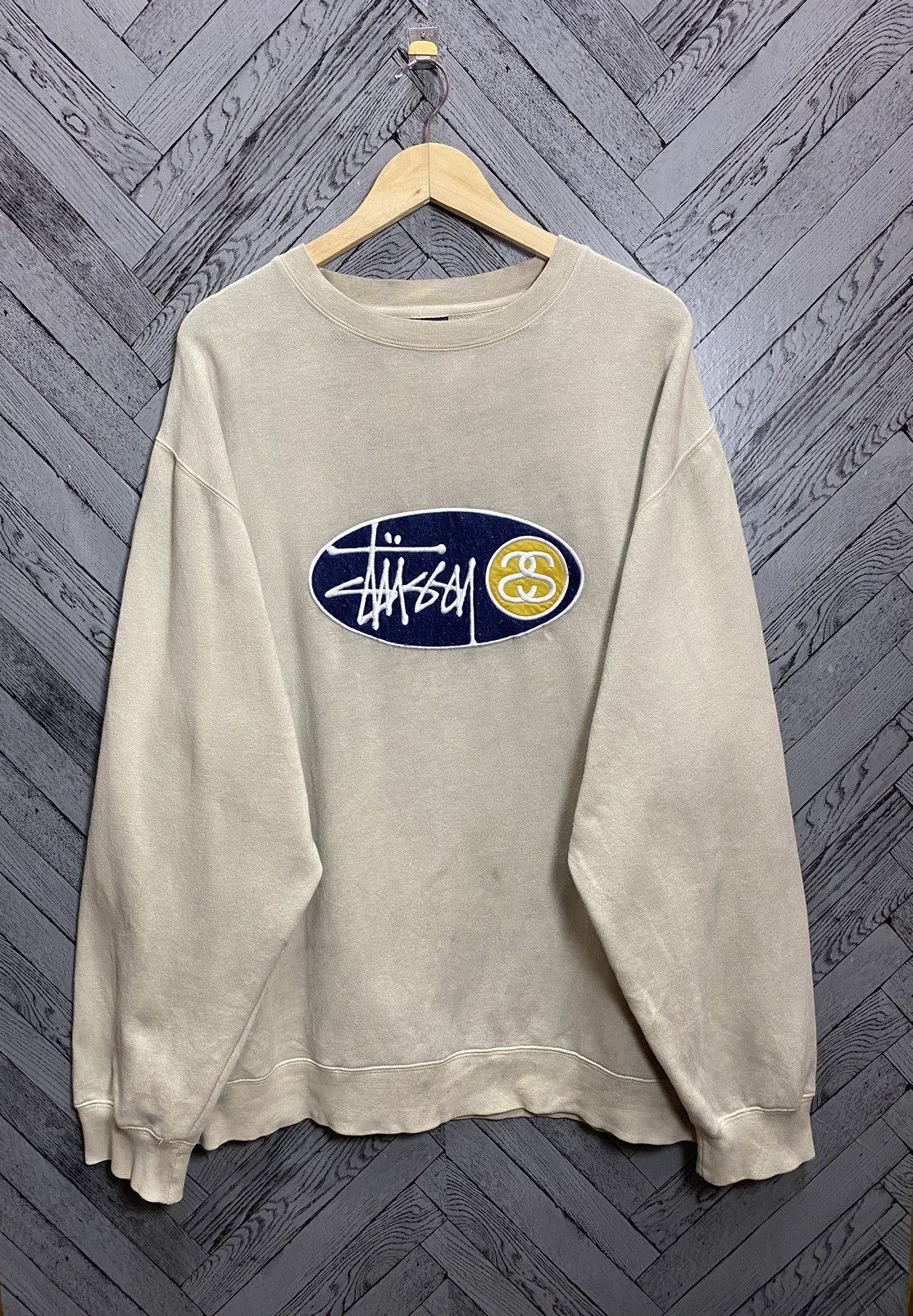 Stussy Vintage 90s Stussy Embroidery Big Logo | Grailed