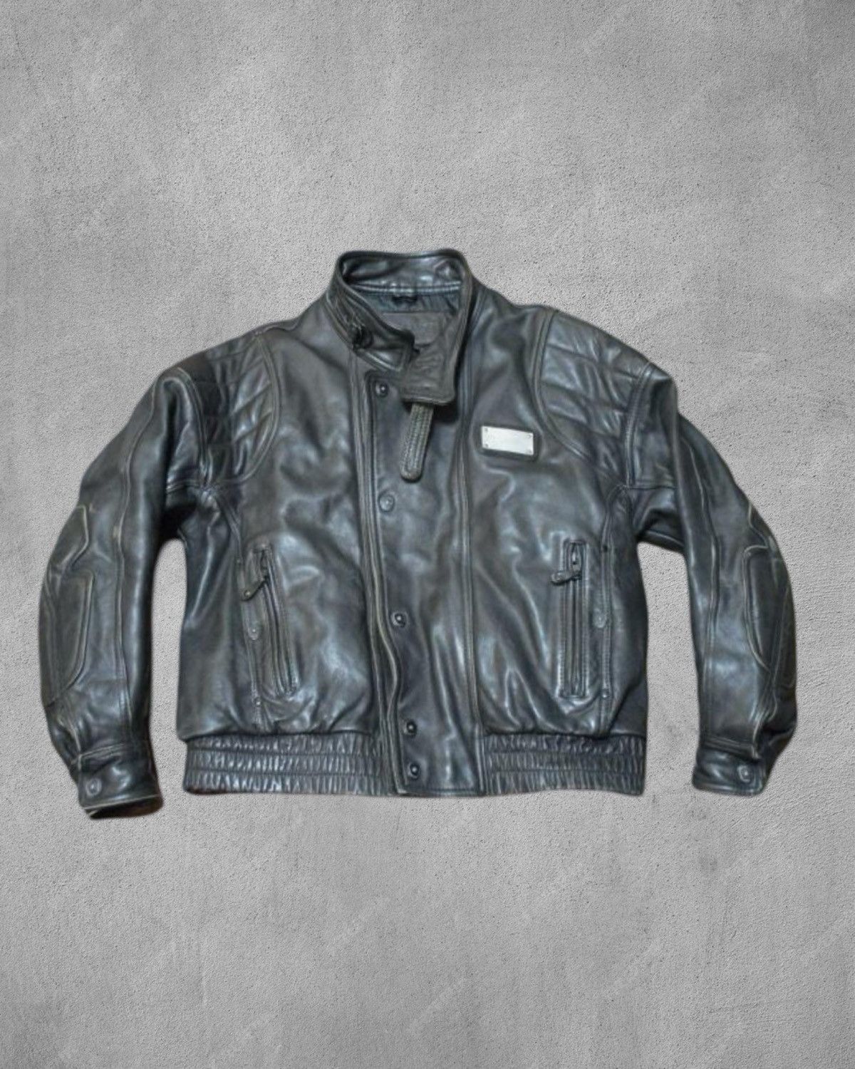 Japanese Brand × Kadoya × Vintage Kadoya 🇯🇵 “Cyber Jac” Padded Leather ...