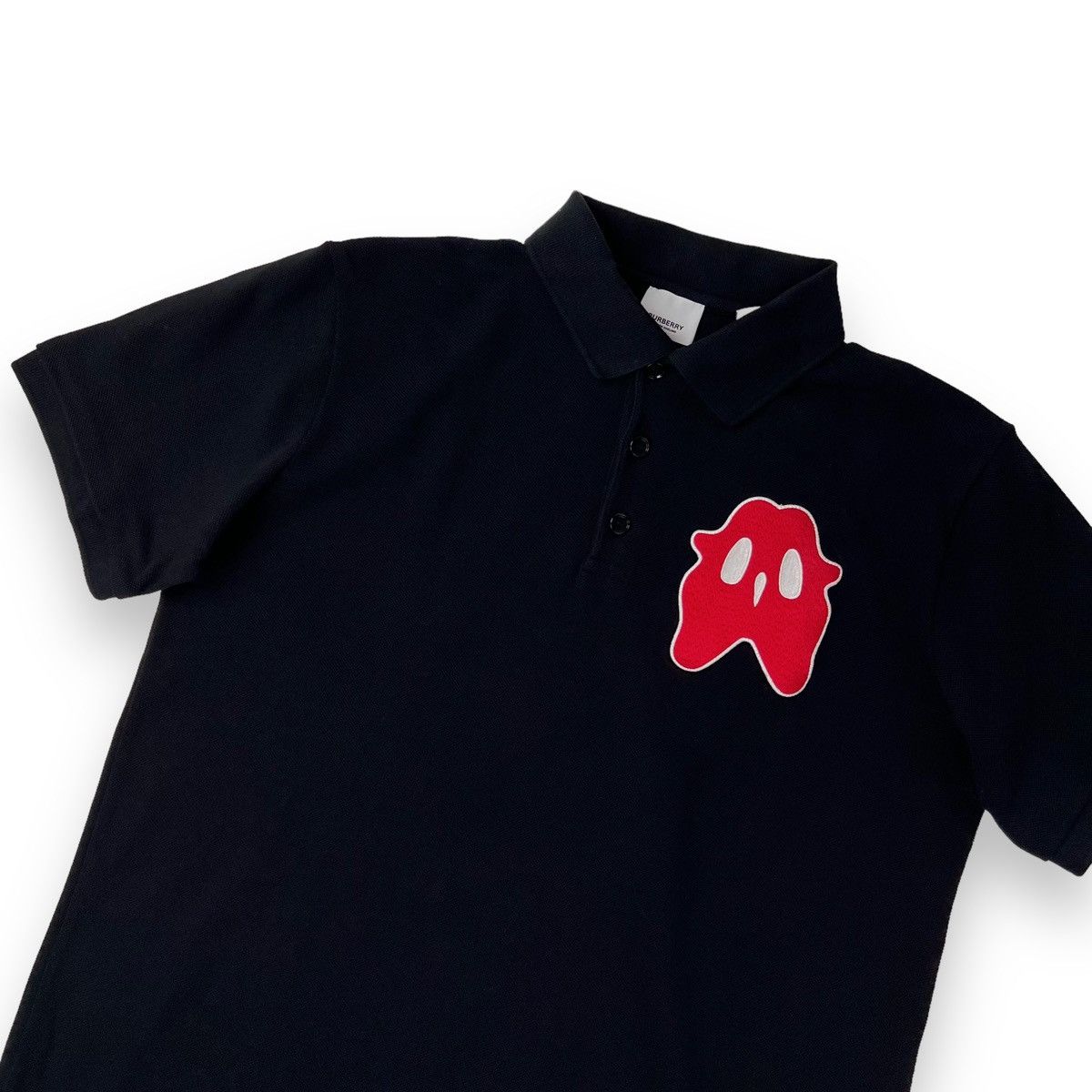 Burberry Burberry Monster Logo Patch Polo Shirt | Grailed