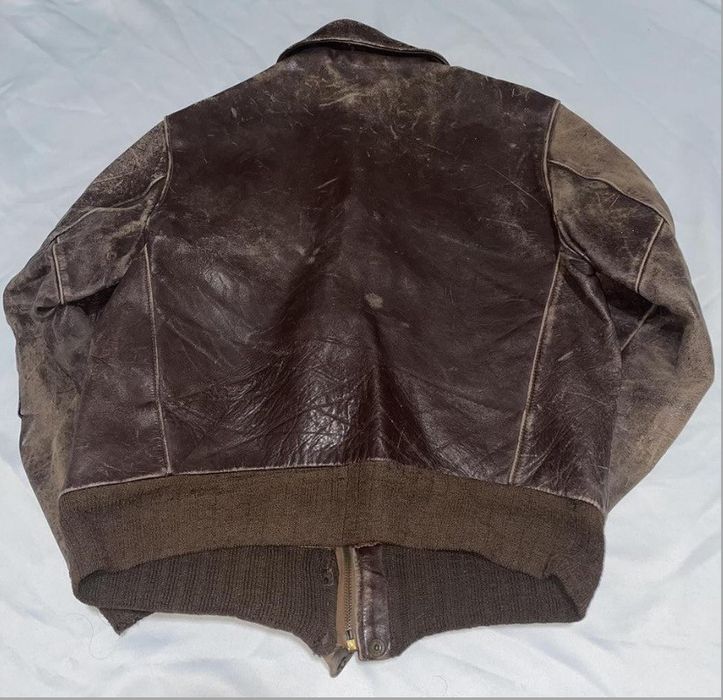 Vintage Vintage 1940’s Horsehide Leather Bomber Aviator Jacket | Grailed