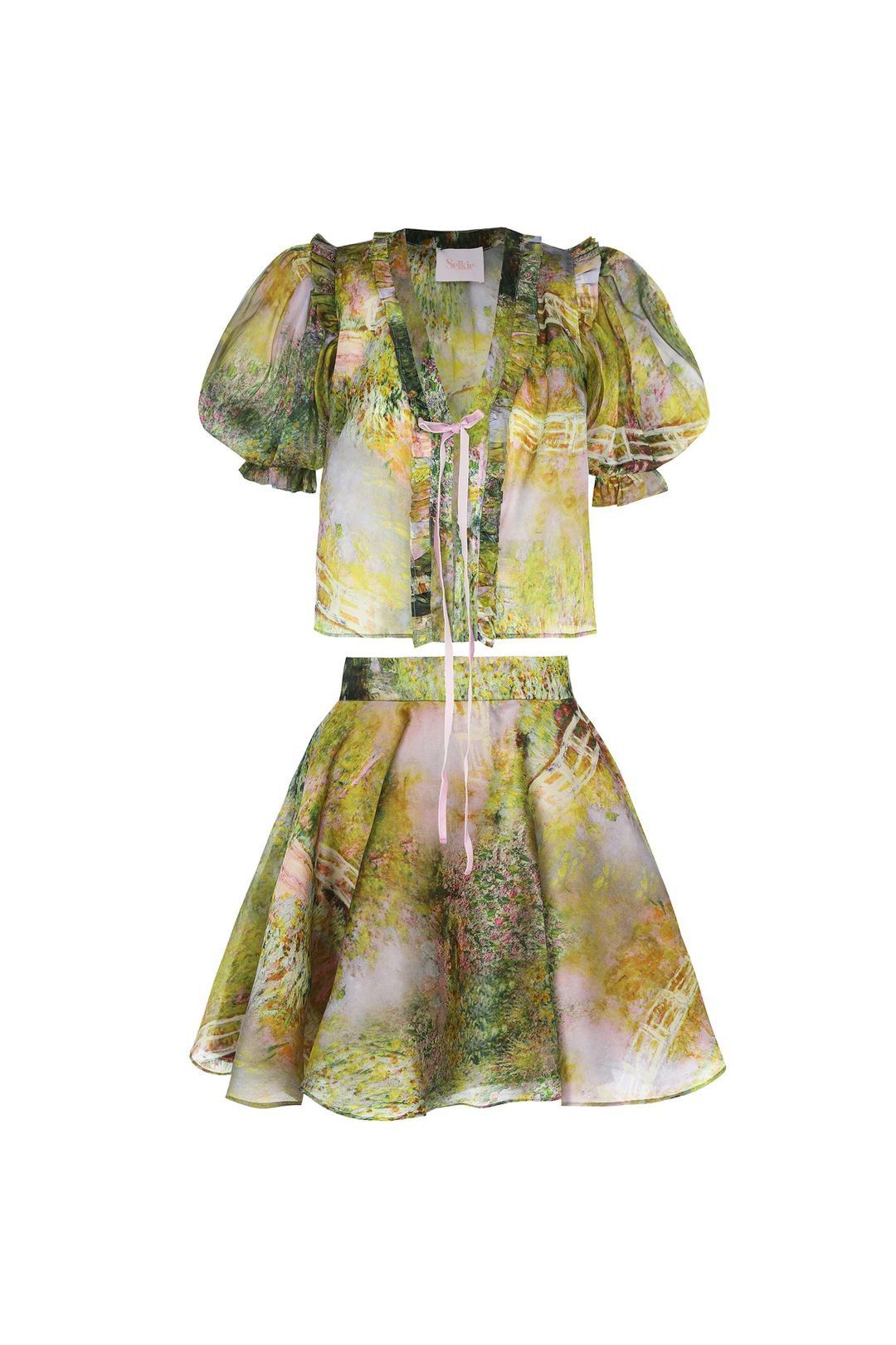 Selkie Selkie The Bridge Silk Satin Paper Doll Set size S | Grailed