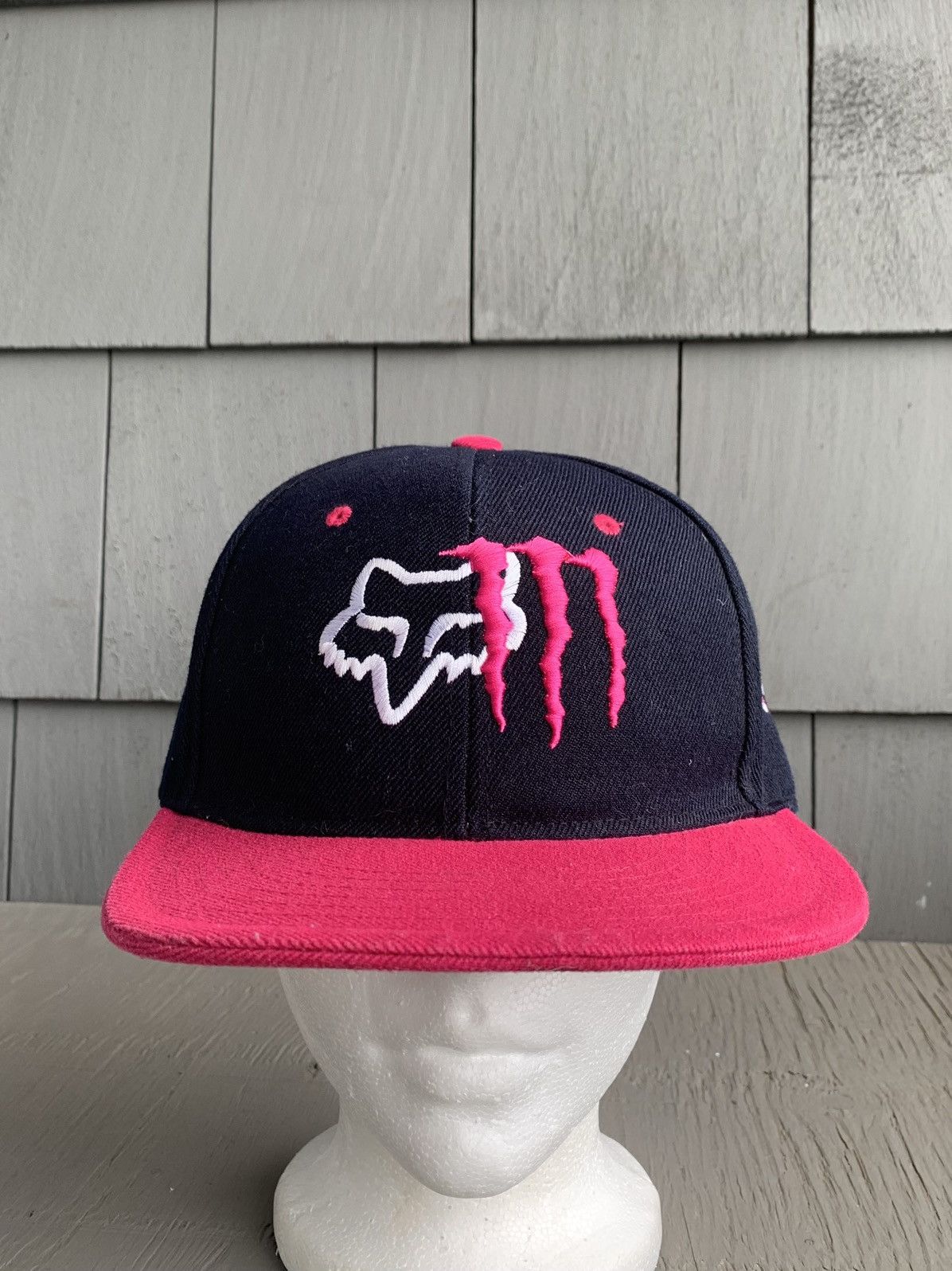 Fox Racing × Streetwear × Vintage Fox Racing x Monster Energy Logo Hat ...