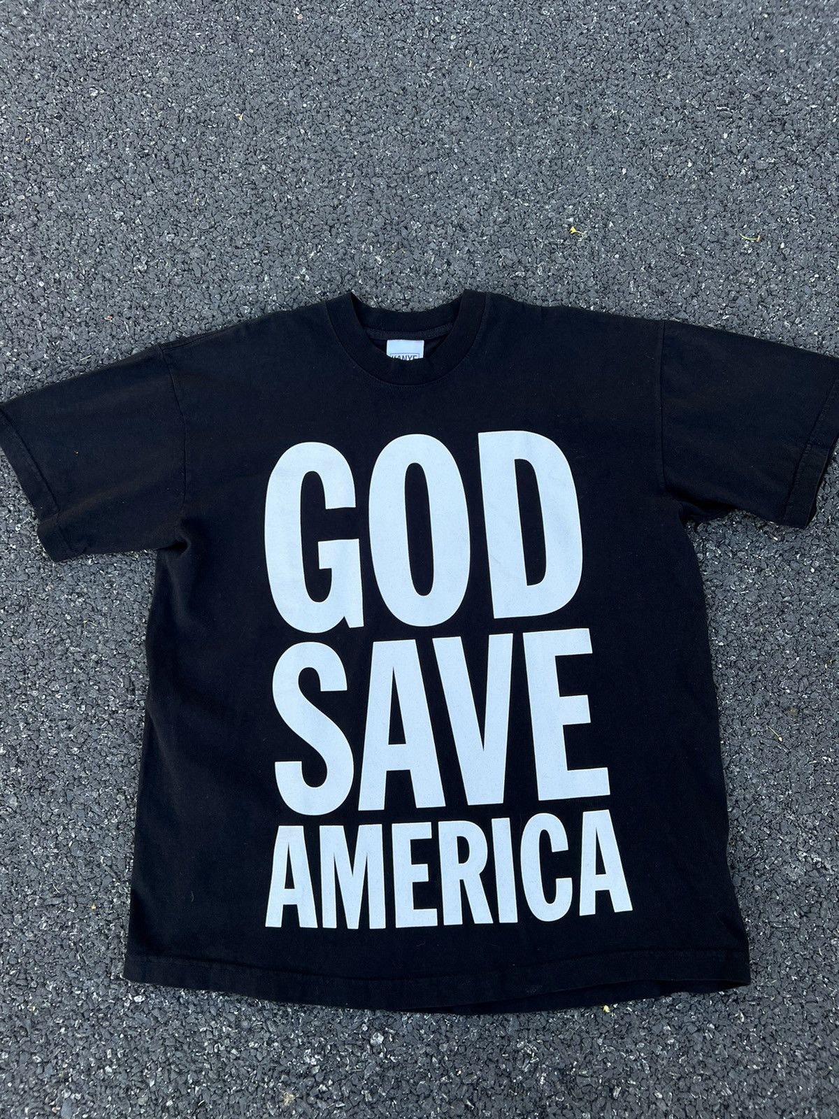 Kanye West YZY 2020 God Save America T Shirt | Grailed
