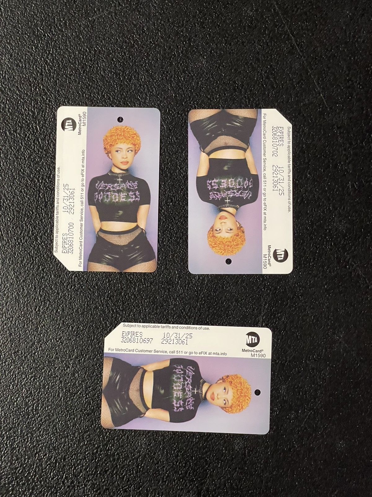 Streetwear Ice Spice Metrocard Limited Edition NYC Subway MTA NYCT Y2K ...