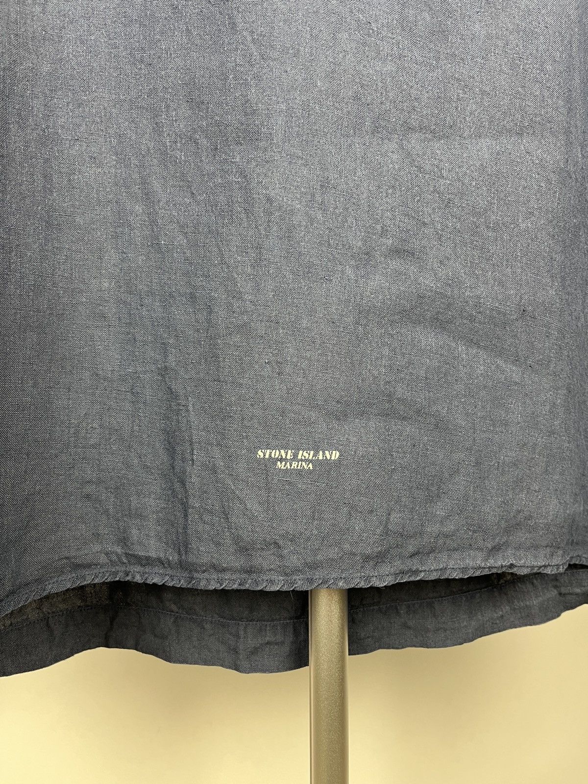 Stone Island Rare🔥Vintage 1995 Stone Island Marina Leinen Anorak Shirt ...