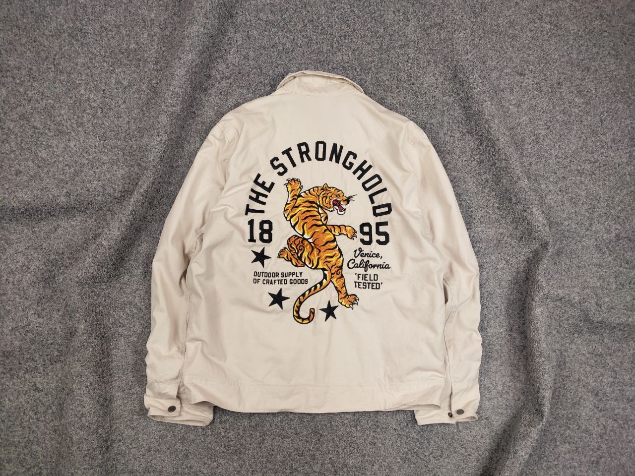 Vintage The Stronghold Vintage Style Embroidered Tiger logo Jacket ...