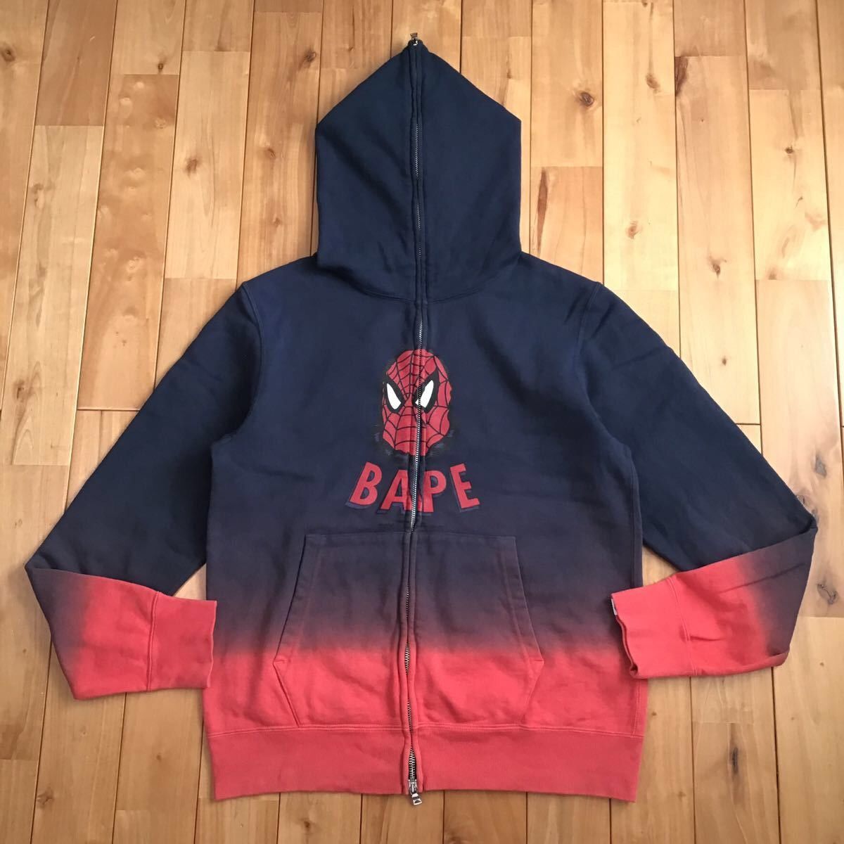 Bape × Marvel Comics × Nigo BAPE × marvel comics Spiderman full zip ...