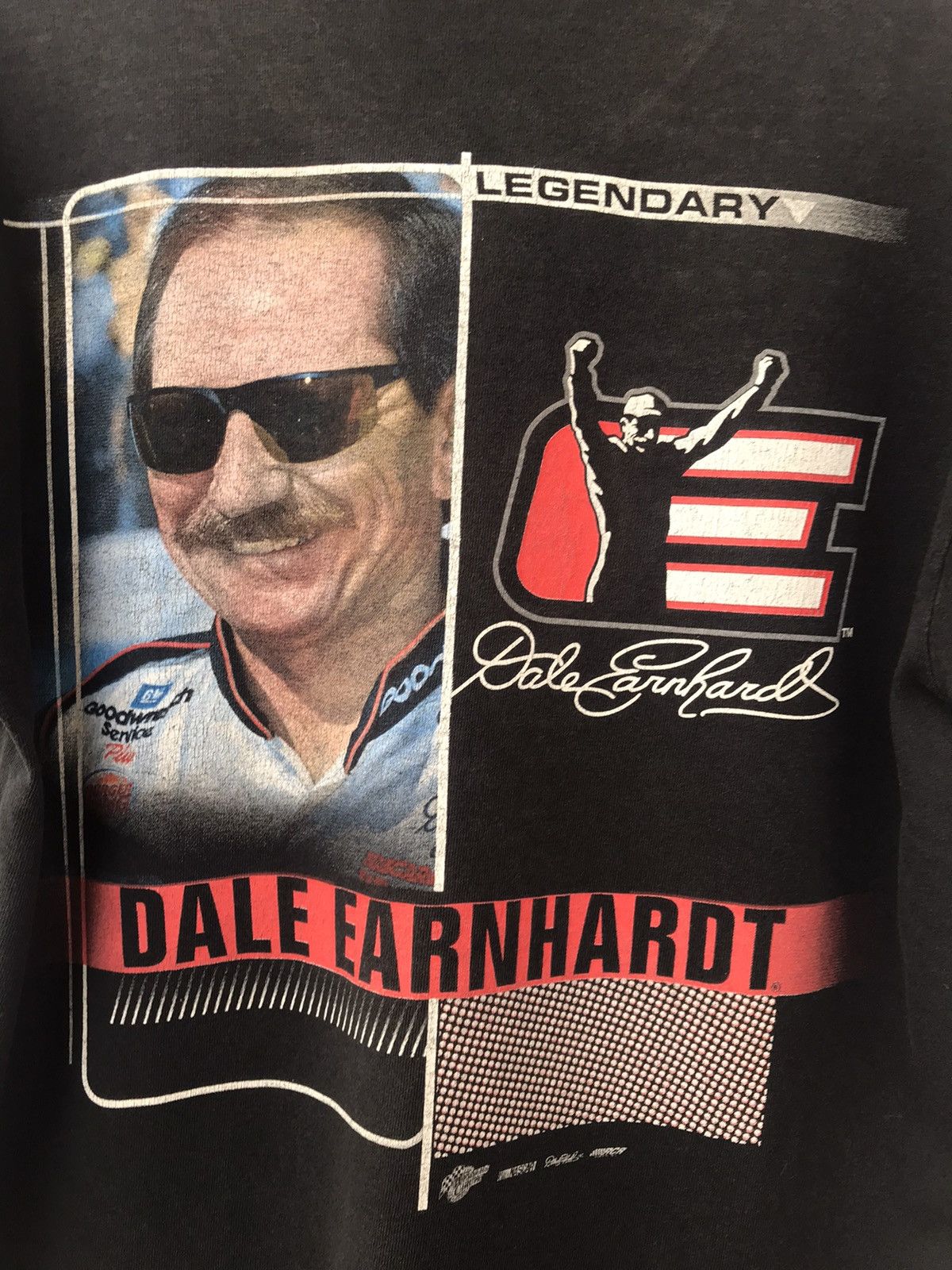 Vintage VINTAGE DISTRESSED NASCAR DALE EARNHARDT TEE racing team | Grailed