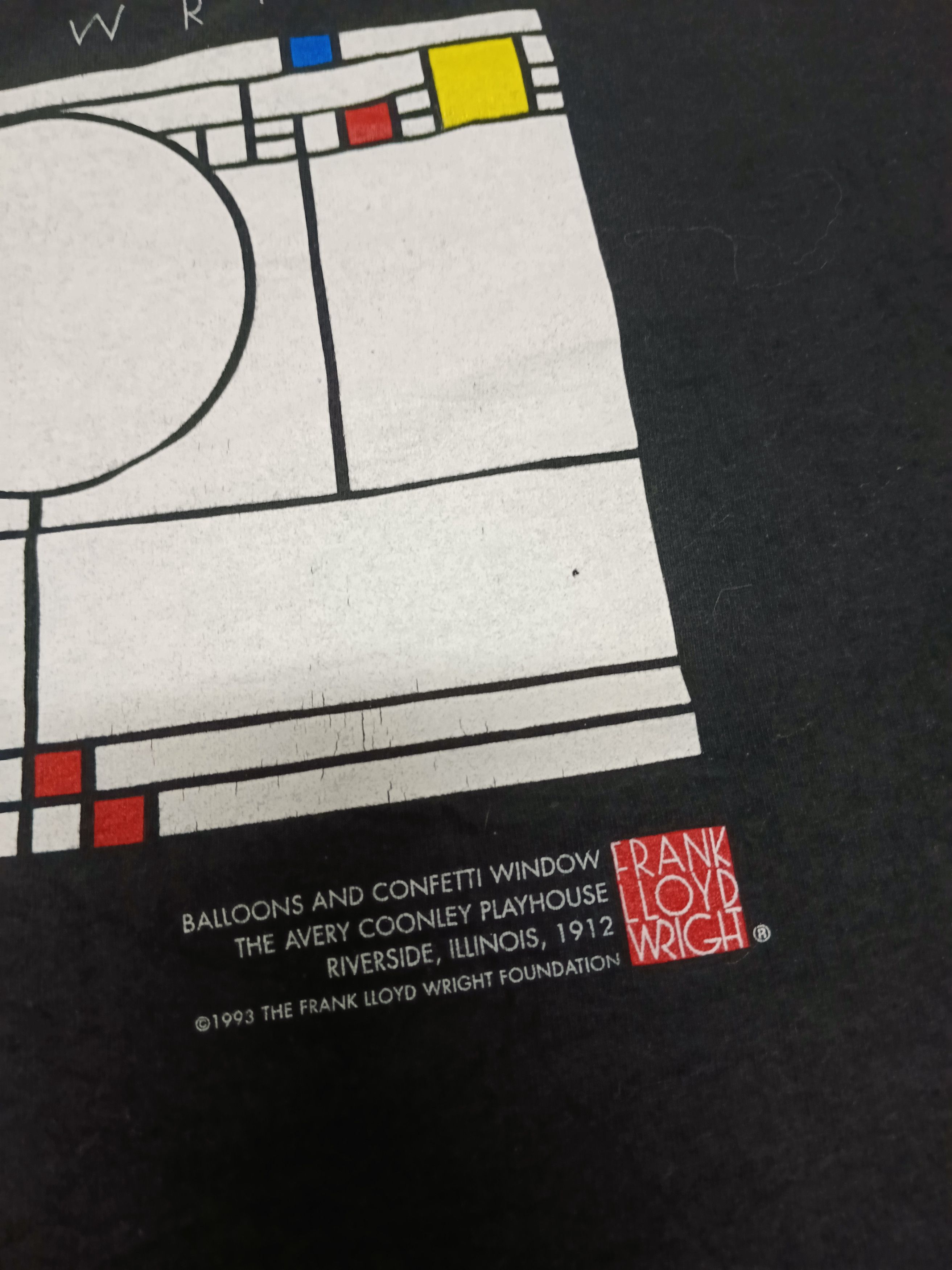 Architect × Art × Vintage Vintage 90's Frank Lloyd Wright Single Stitch ...