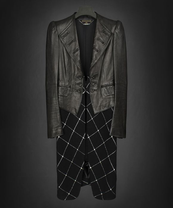 Alexander McQueen LEATHER TAIL COAT JACKET, RUNWAY F/W 2008, ICONIC ...