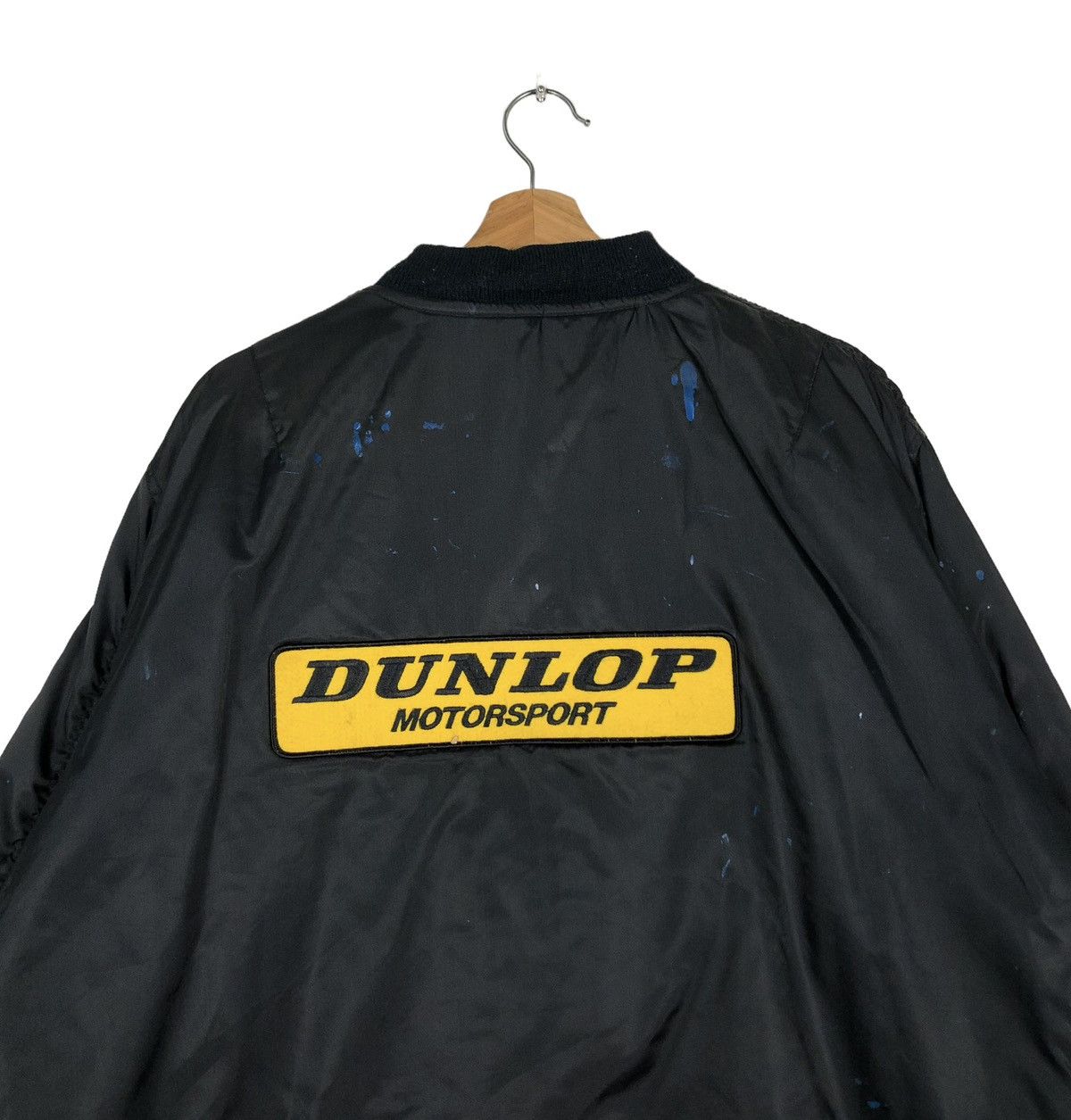 Vintage 🔥VINTAGE BOMBER JACKET MA-1 RACING DUNLOP WAKOS BIG LOGO | Grailed
