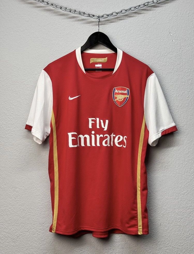 Nike × Soccer Jersey × Vintage Vintage Arsenal 2007-08 Home Jersey ...