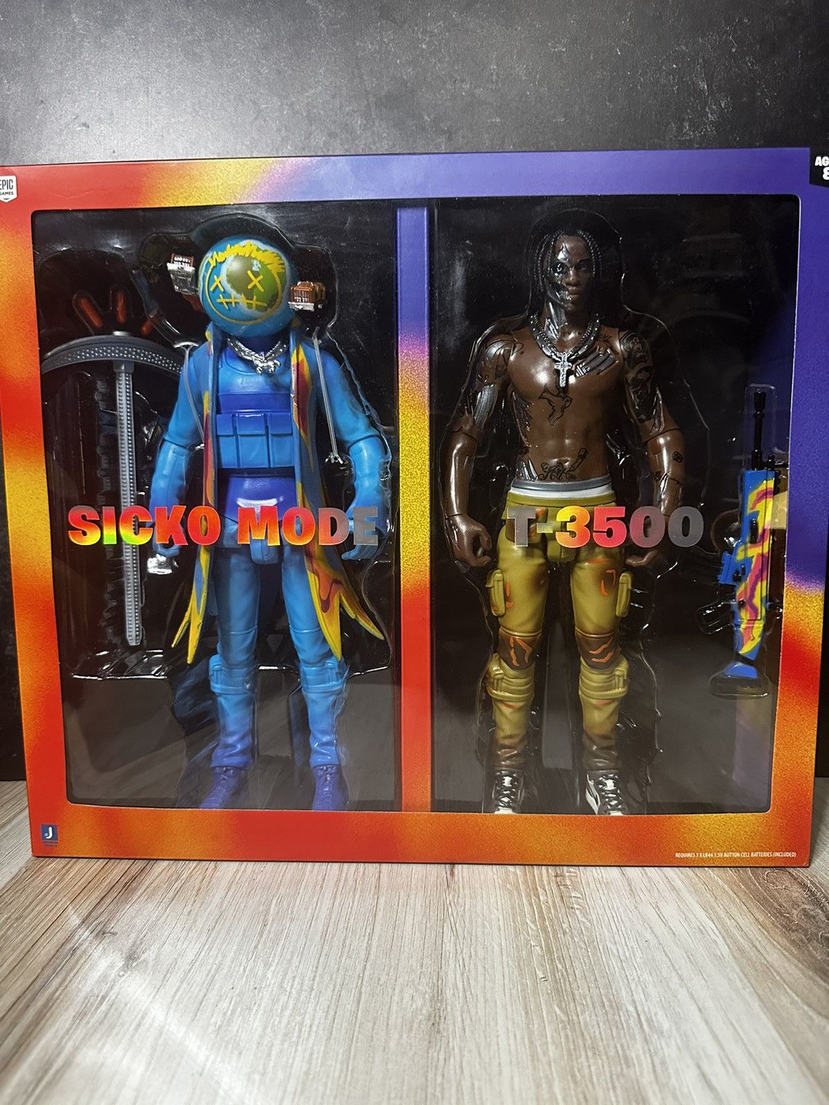 Travis Scott Travis Scott Cactus Jack Fortnite 12” Action Figure Set ...