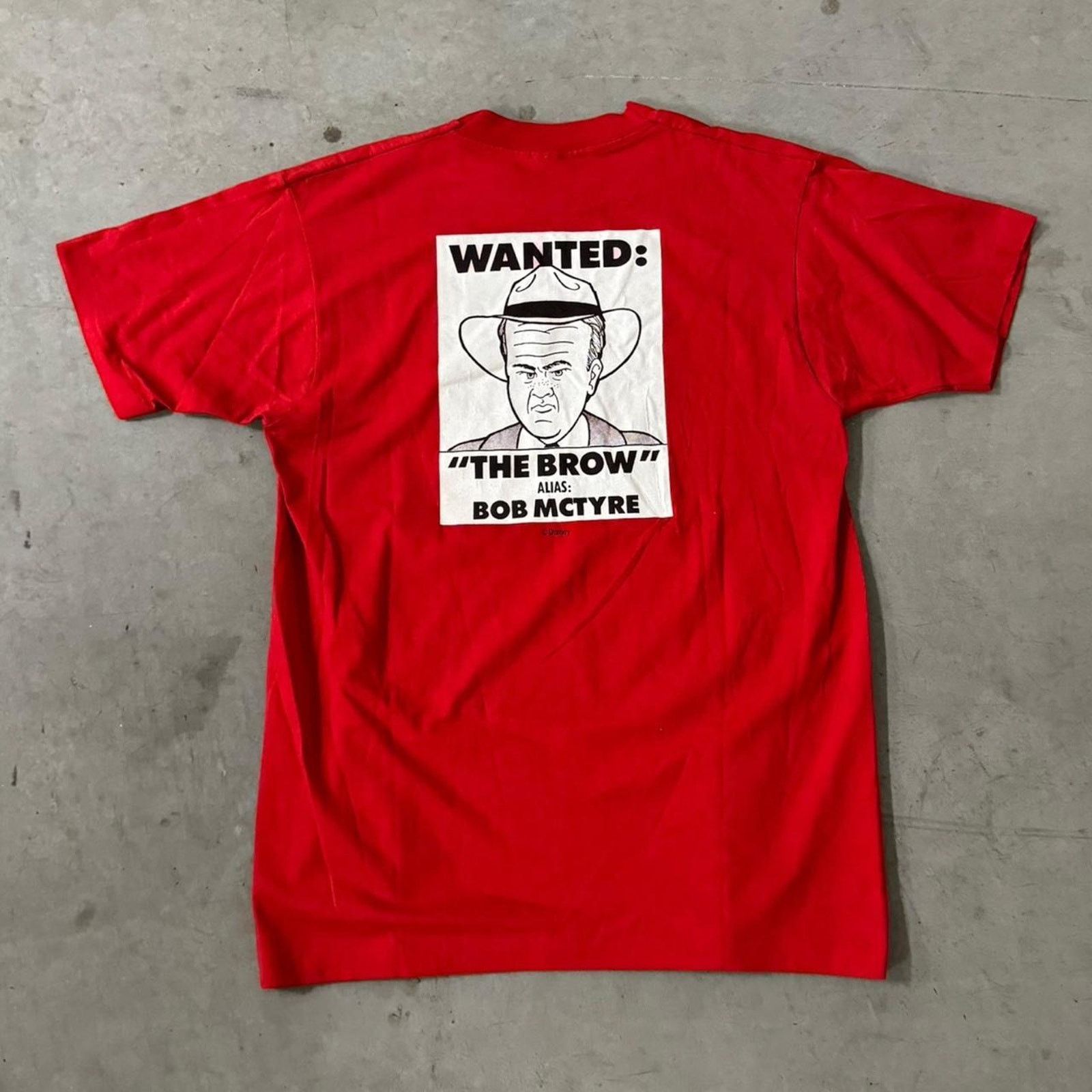 Disney Vintage 90s Mickey “ Wanted: The Brow” Tee | Grailed