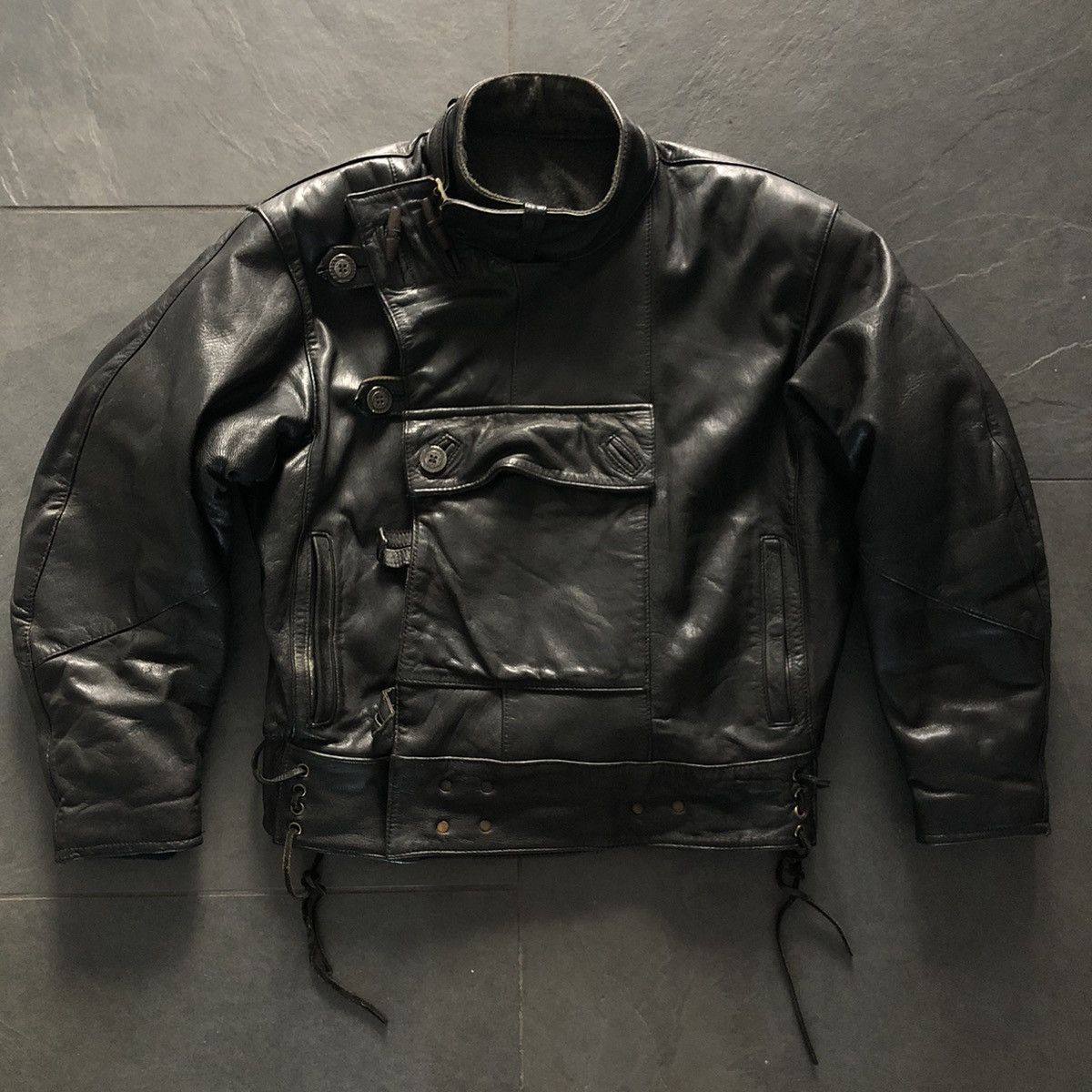 Designer × Streetwear × Vintage 60s - 70s Swedish Motorcycle Jacket ...
