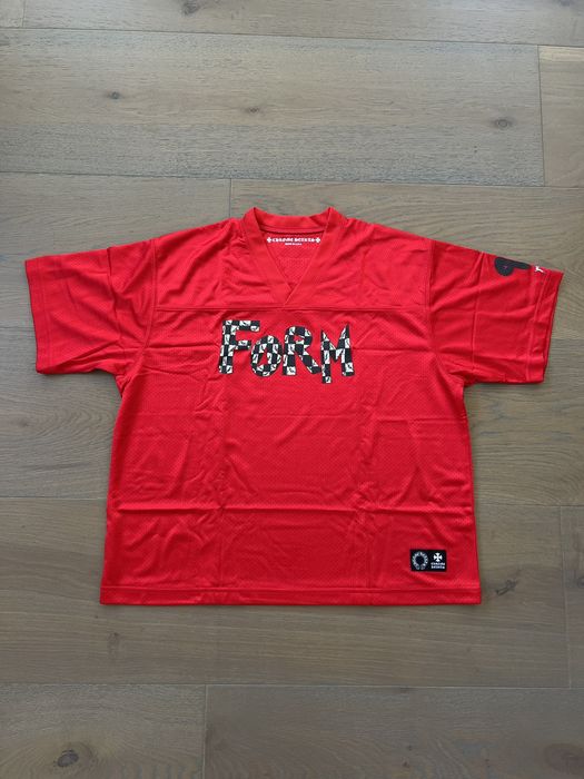 Chrome Hearts Matty Boy Form Mesh Short Sleeve Jersey Red | Grailed