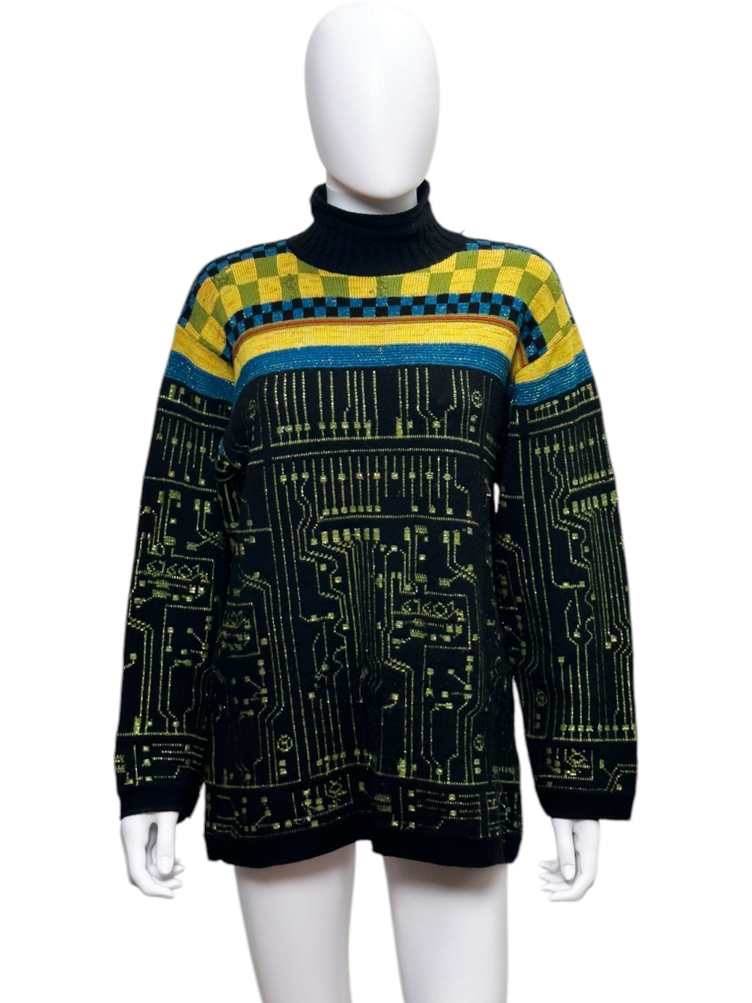 Jean Paul Gaultier AW1995 Cyber Turtleneck | Grailed