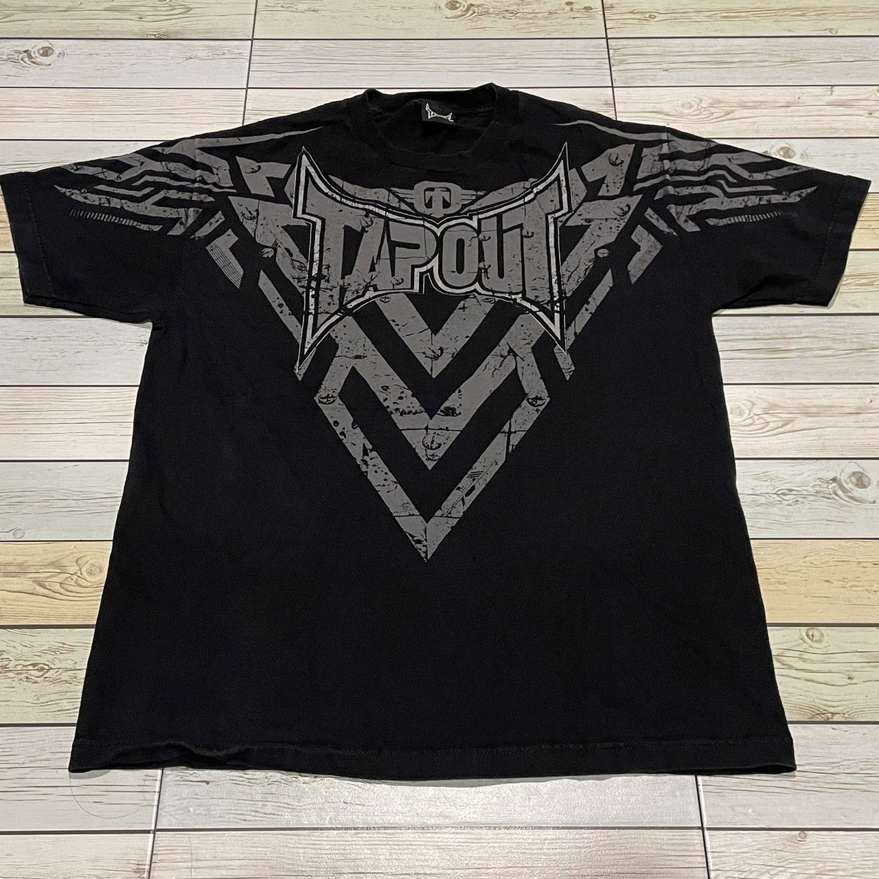 Affliction × Ed Hardy × Tapout Rare Tapout Wings Cross Tee Y2K ...