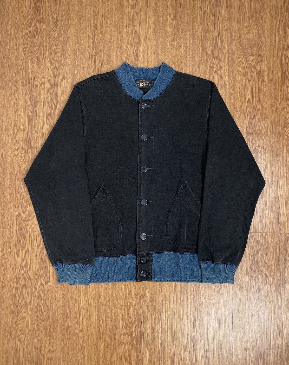 RRL Ralph Lauren × Ralph Lauren RRL Black Indigo Jacket | Grailed