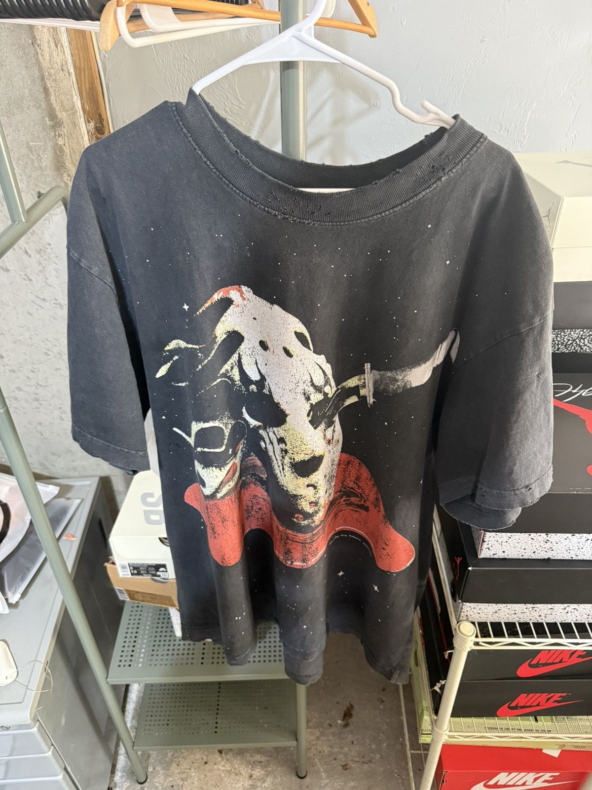 HELLSTAR Hellstar mask Friday the 13th tee | Grailed