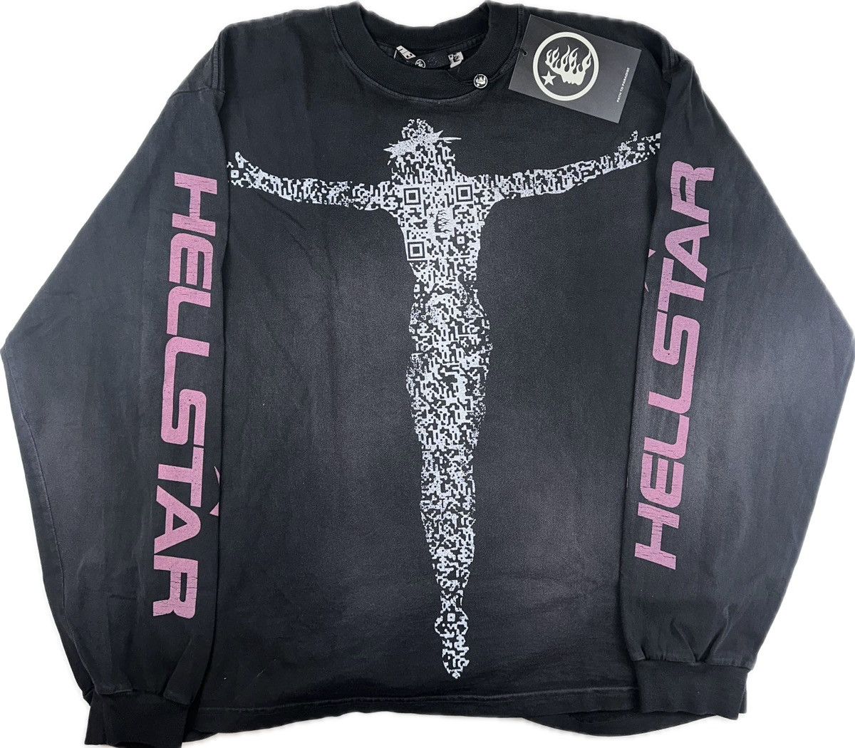 HELLSTAR Hellstar QR Code Long Sleeve T-shirt | Grailed