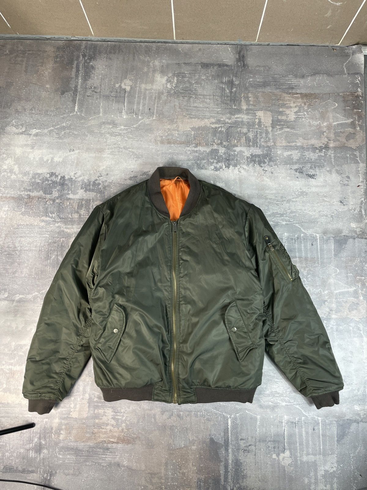 Vintage Vintage Military air bomber M1 jacket USA XL | Grailed