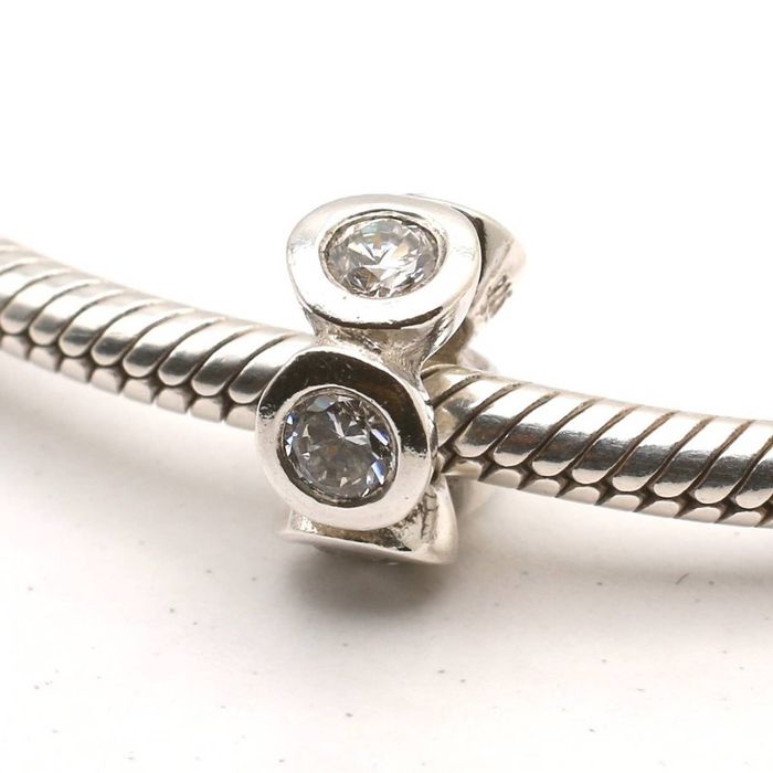 pandora Authentic PANDORA Lights Clear CZ Spacer | Grailed